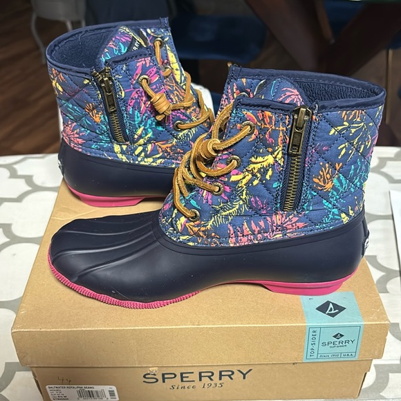 Sperry | Shoes | Saltwater Royalpink Seaweed | Poshmark